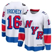 Men's Vincent Trocheck New York Rangers 2024 Stadium Series Jersey - White Breakaway - Rangers Store